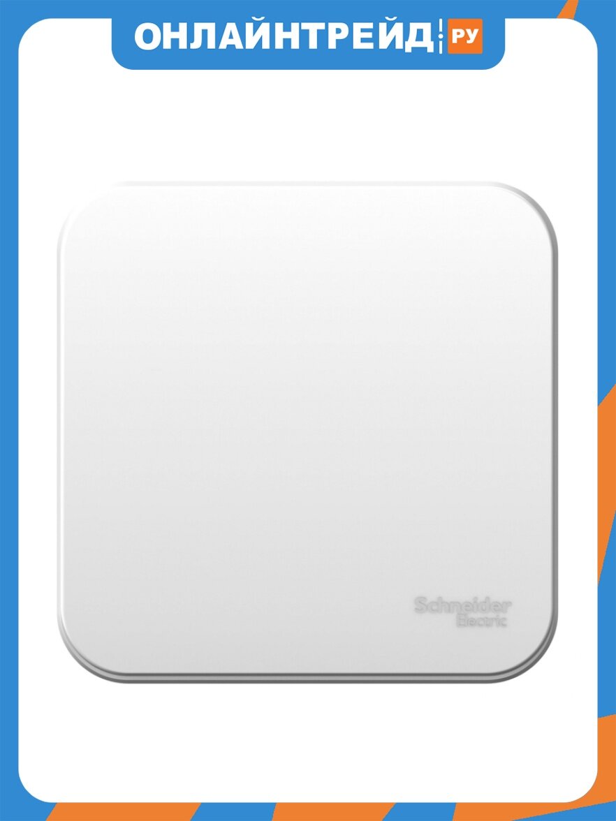 Переключатель Systeme Electric (schneider Electric) SCHNEIDER ELECTRIC BLANCA 1-клавишный (cх.6) изол. ПЛ, 10А, 250B, белый