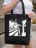 Сумка шоппер PRINTSHOT, фактура рельефная, черный