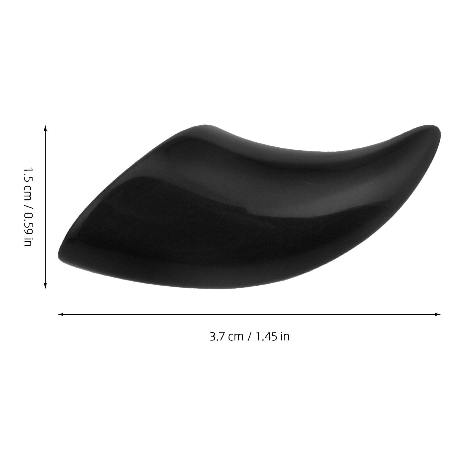 8pcs Накладные Когти Для Fursuit Пaws Руки Черного Цвета 3 70X2 50X1 00Cm