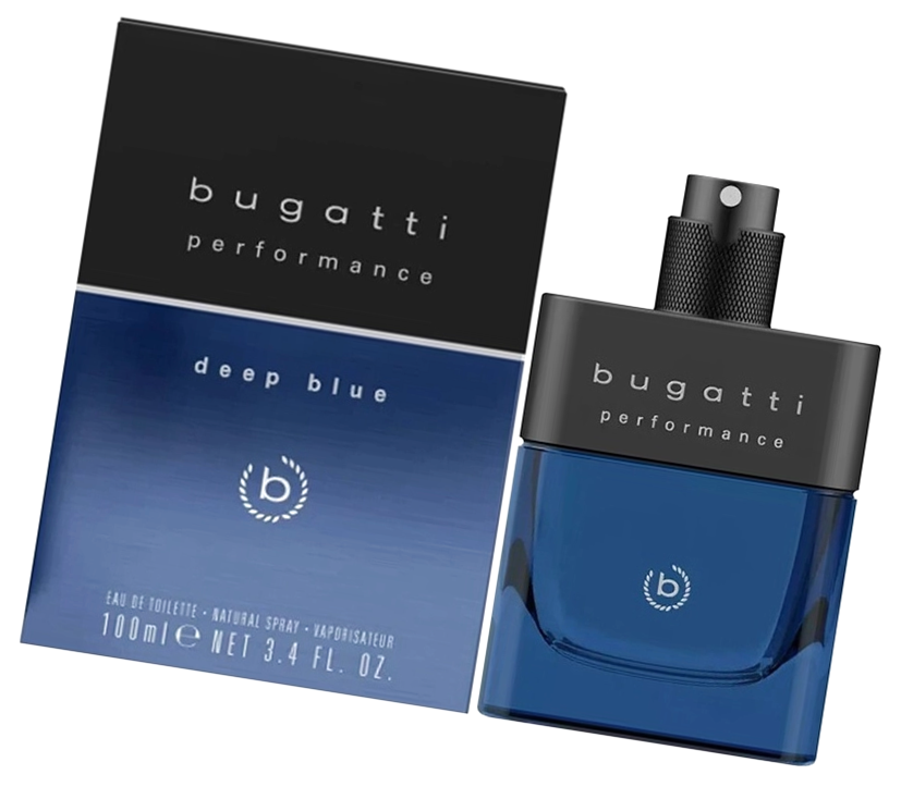 Мужской парфюм Бугатти Перфоманс Дип Блу туалетная вода 100 мл - Bugatti Perfomance Deep Blue