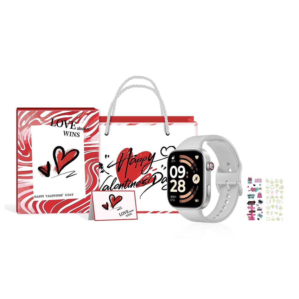 Умные часы MI Crescent Moon Silver, Qixi Festival Happiness Box
