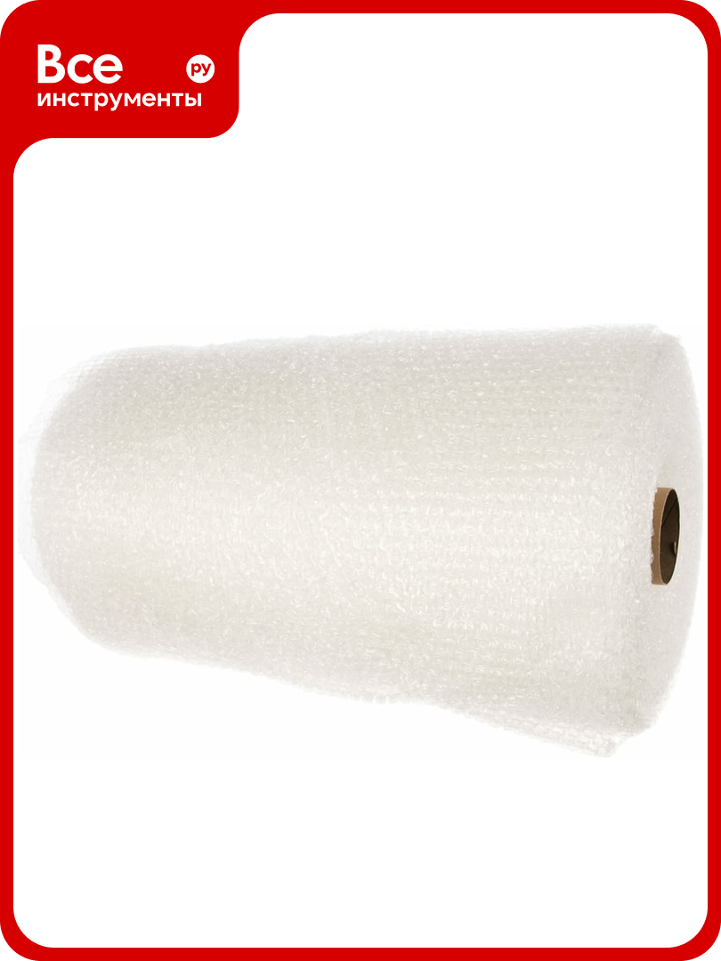 Воздушно-пузырчатая пленка ООО Дом Плёнки Самара ПЭ, 63 гр/м2, 2-х слойная,