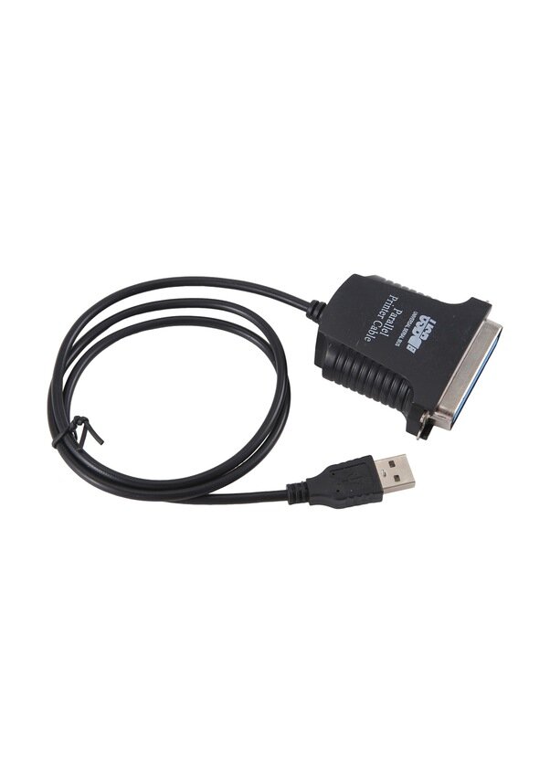 Новый параллельный порт DB36 LPT для принтера USB-адаптер-конвертер, черный