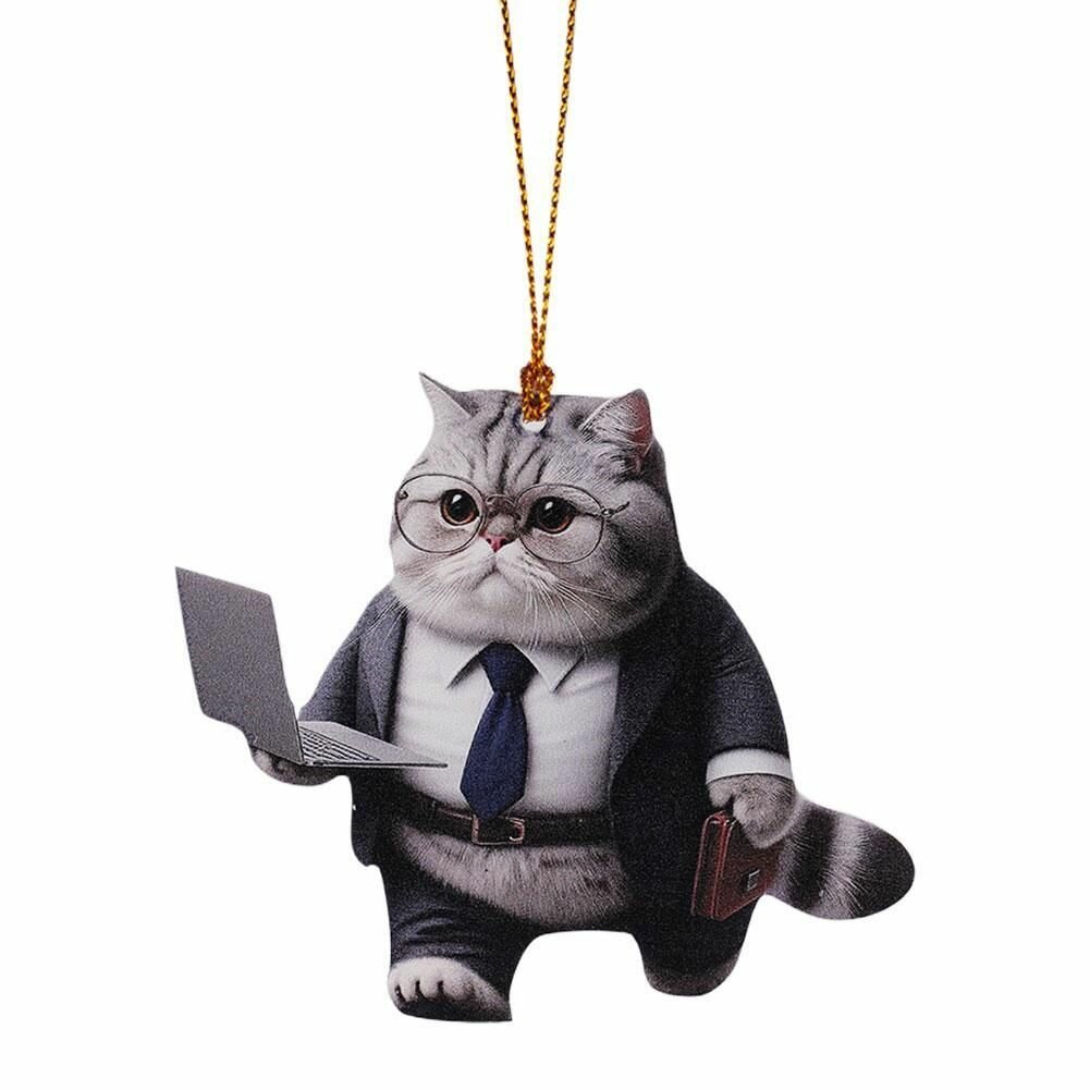 Милая подвеска для автомобиля в виде кошки