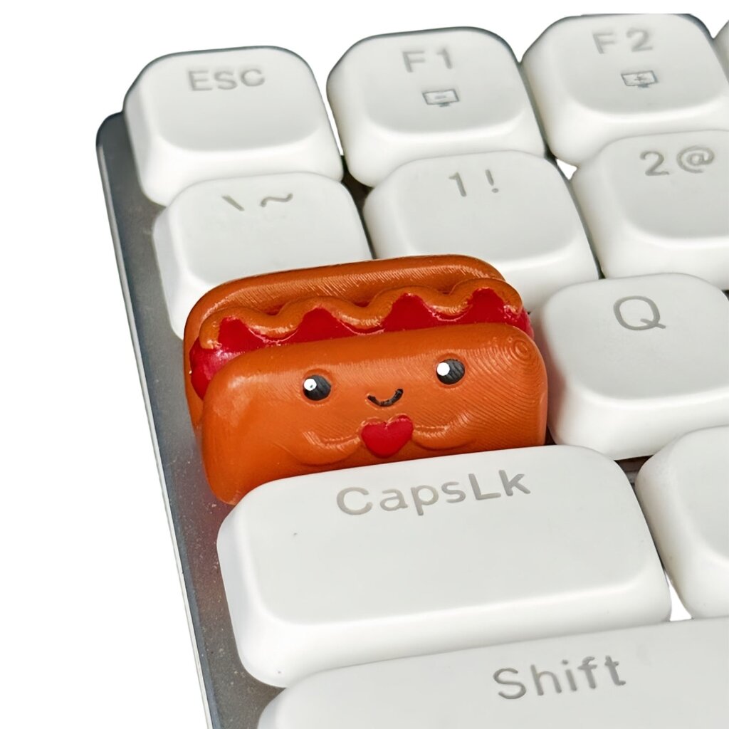 Настраиваемые 3D кейкапы из смолы с ярким изображением еды для механических клавиатур, совместимость, долговечность, износостойкость