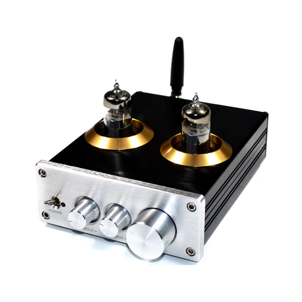 6J5 Ламповый усилитель-предусилитель BT Preamp AMP с регулировкой громкости, высоких и низких частот для системы домашнего кинотеатра