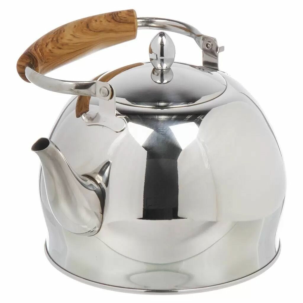 Чайник DANIKS из нержавеющей стали, 2 л, зеркальный, индукционный