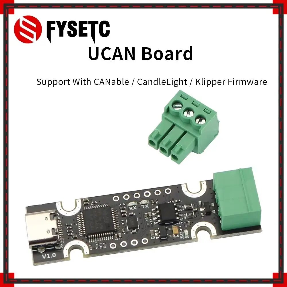 FYSETC UCAN плата USB-CAN адаптер для 3D-принтеров