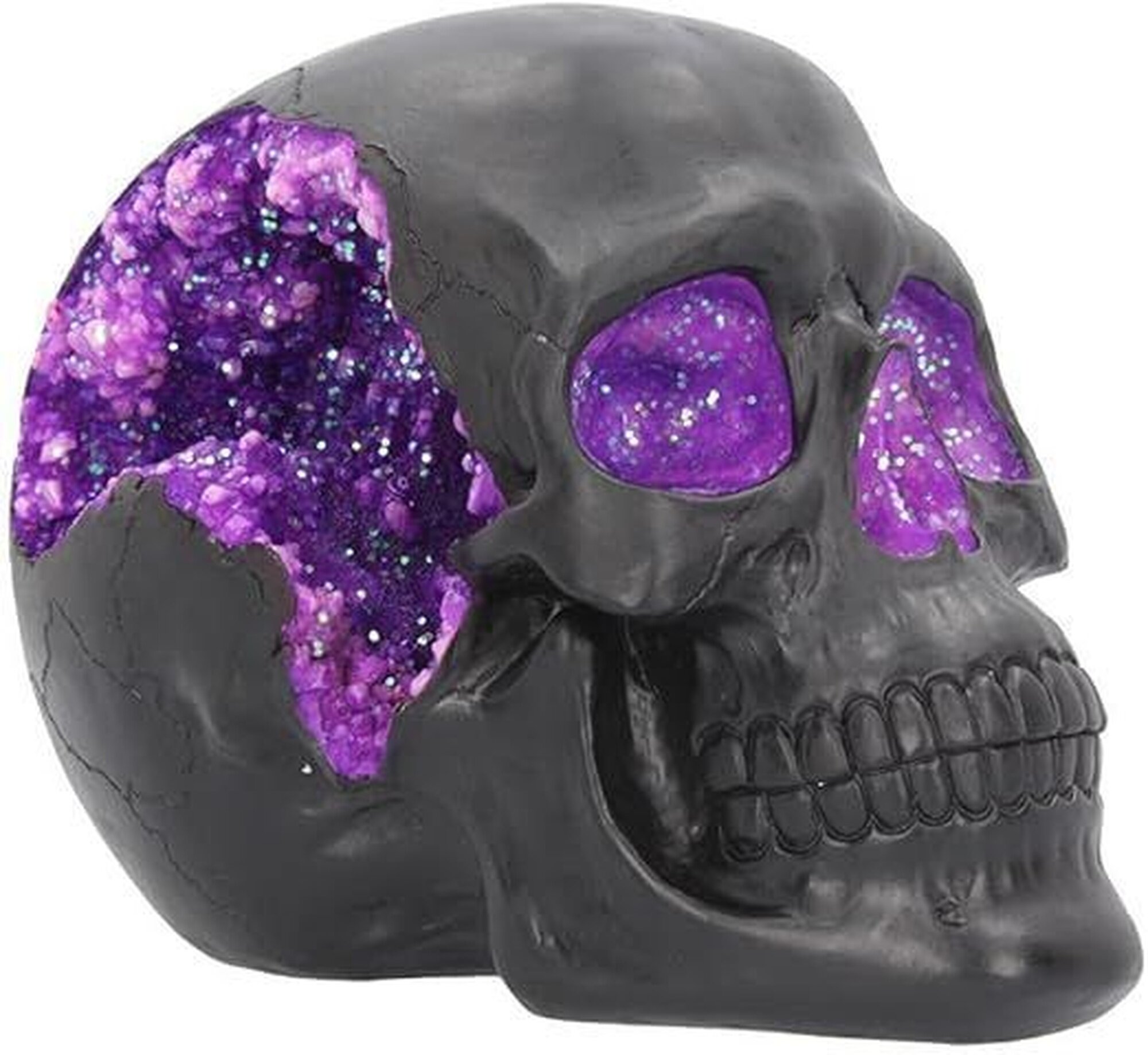 Статуэтка Nemesis Now - фигурка черепа, 17 см, черный/фиолетовый, 801269129996