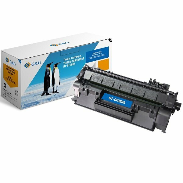 Картридж для HP CF280A, G&ampG совместимый