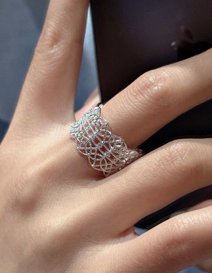 Кольцо плетеное