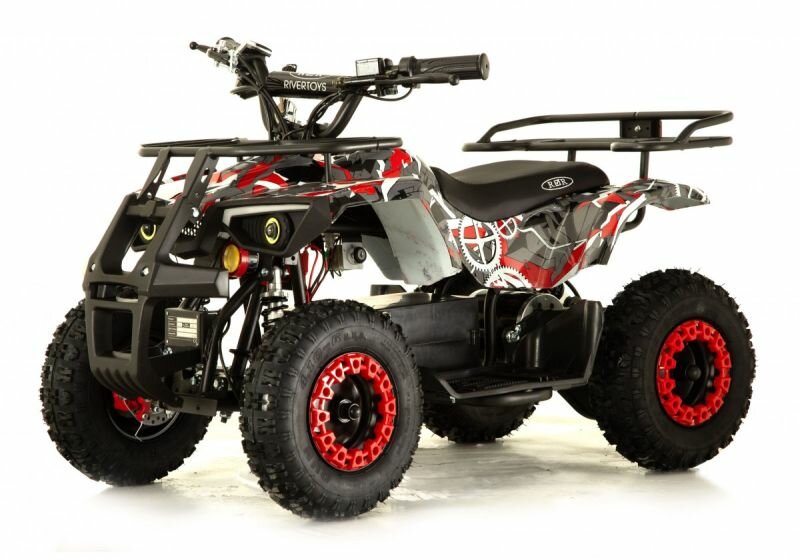 Другие электромобили Rivertoys Детский электроквадроцикл TIKI красный Special