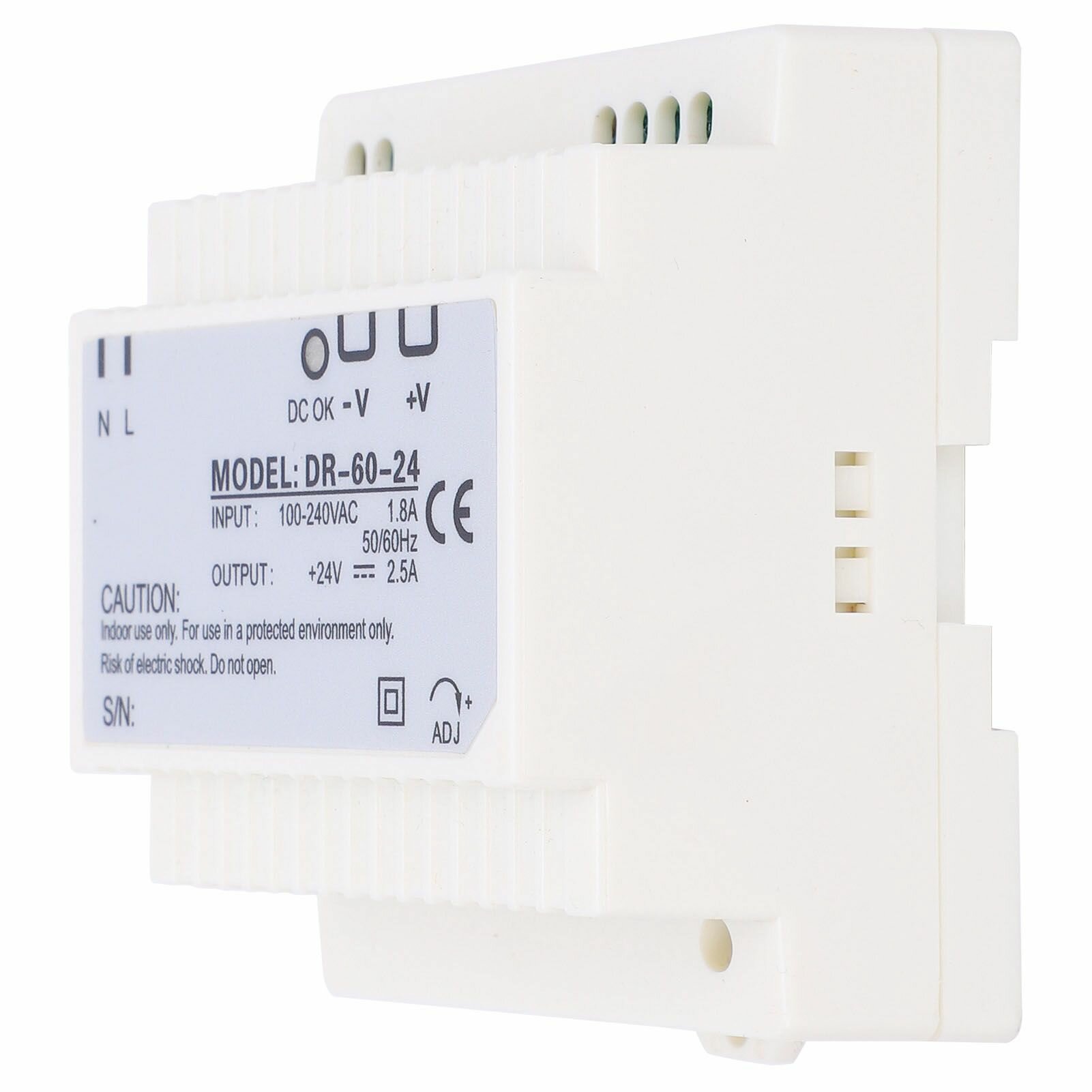 ИП BERM DR-60-24 100-240В, DIN-рейка