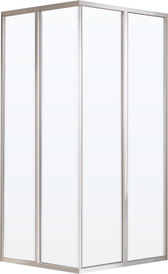 Душевой уголок Ravak Supernova SRV2-90 195 S без поддона, стеклянный, 90x90, раздвижной, с профилем сатин