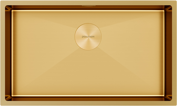 Мойка кухонная Paulmark Valde PM217444-BG брашированное золото