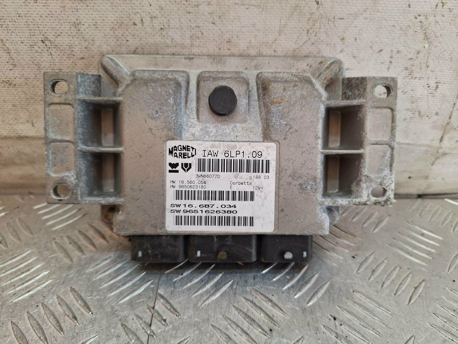 Блок управления двигателем Peugeot 206 2002 16560054