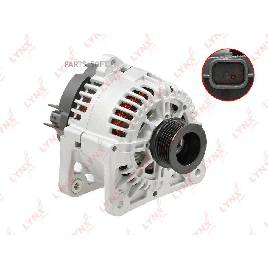LYNXAUTO EA-1421 Генератор RENAULT Clio III 1.6 05> / Kangoo II 1.6 08> / Megane II 1.4-1.6 02> ()