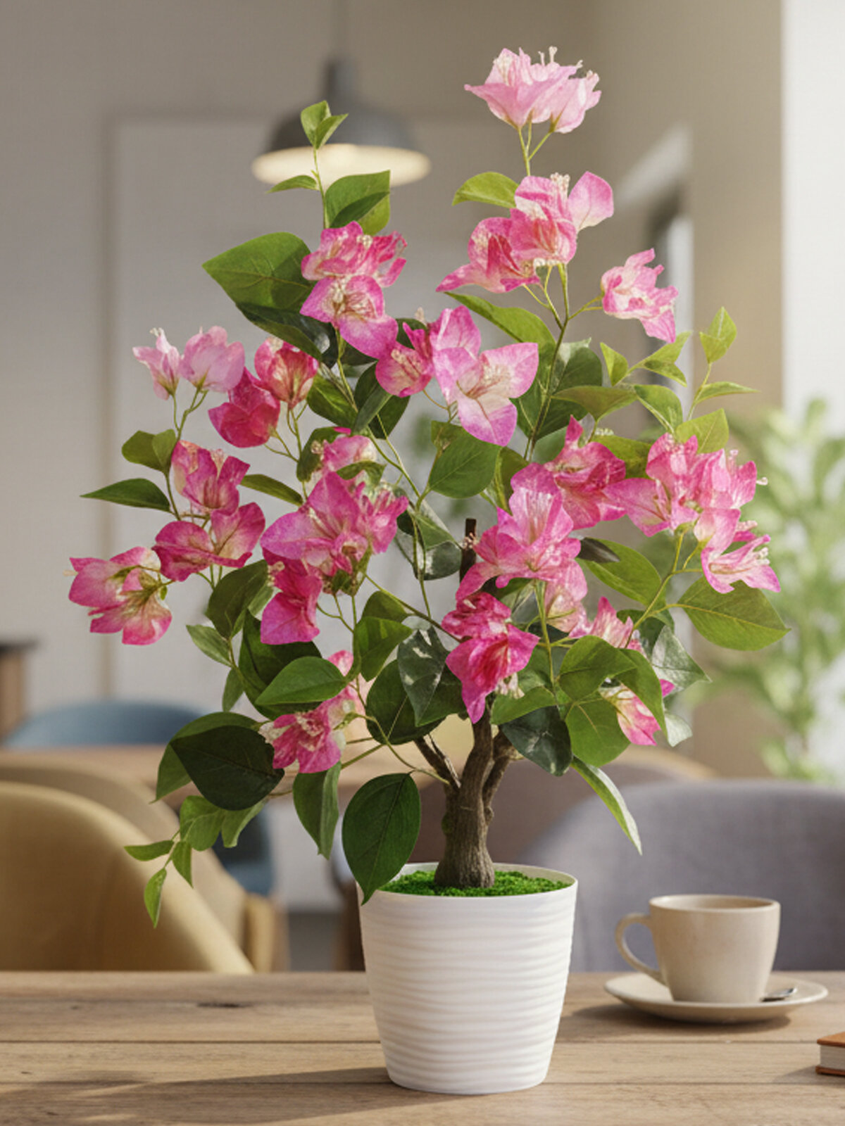 Бугенвиллия растение 70см лиловая в кашпо, от ФитоПарк, дерево цветущее в горшке