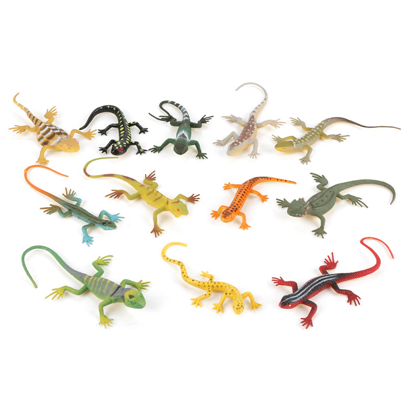 Lizard Models, Vivid & Lifelike Children Animal Toys Model Set, Table Decor Toy Set Teaching Props Kids
