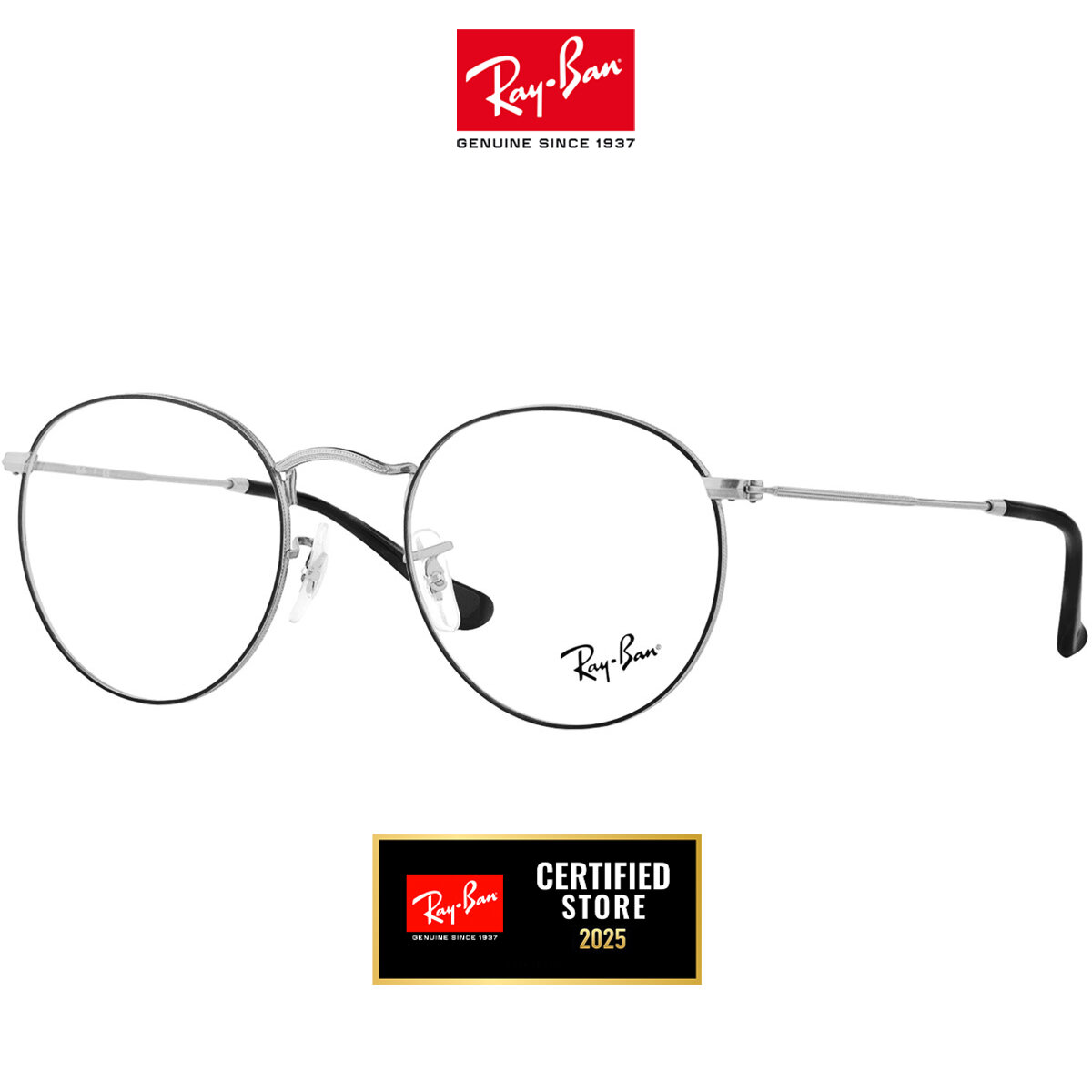 Ray-Ban 3447V 2861 Round Metal Medium оправа для очков (50 mm)
