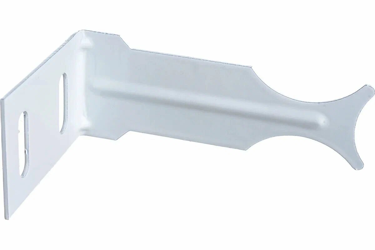 Кронштейн для радиатора, угловой, универсальный, белый, 1 штука | STANDART