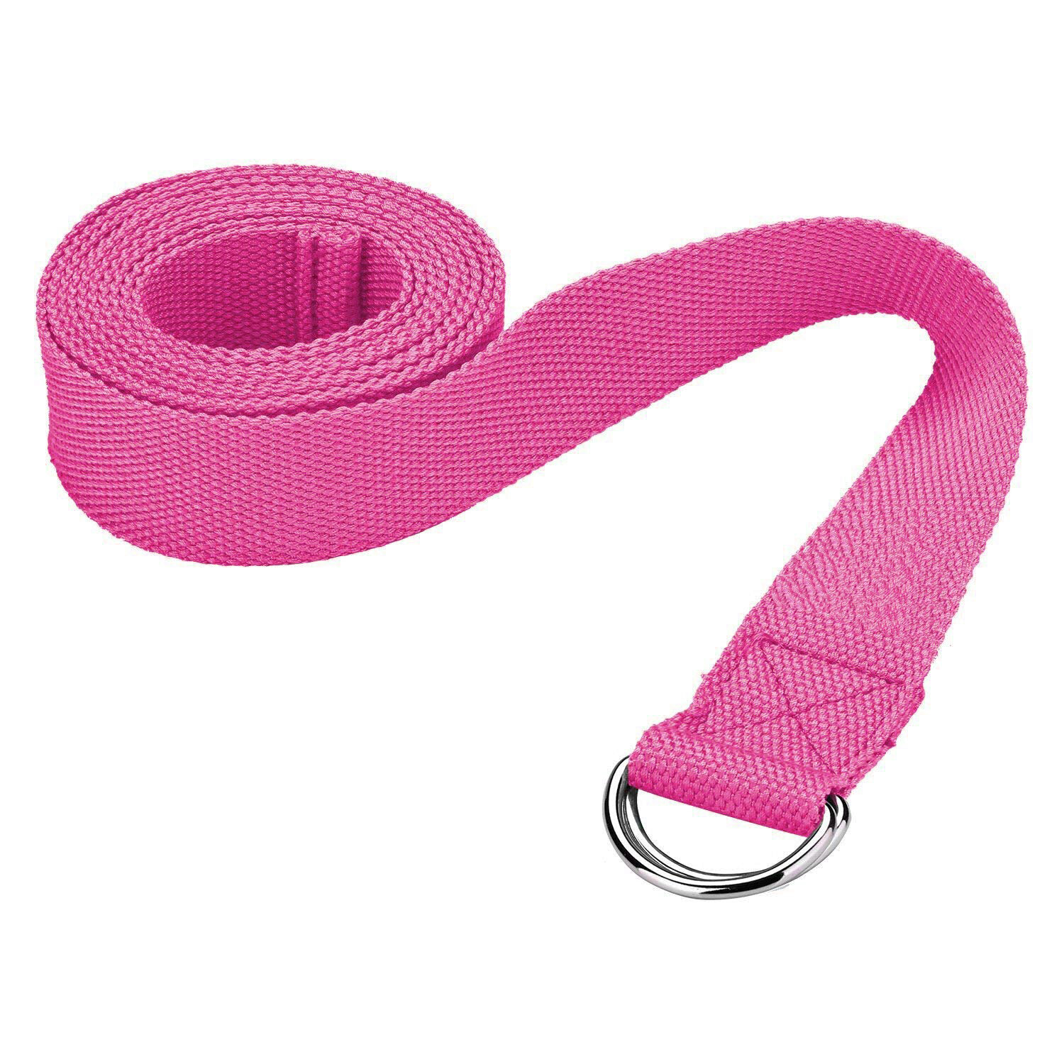 Ремешок для йоги Start Up NT18021 р 173х3,8 см розовый хлопок