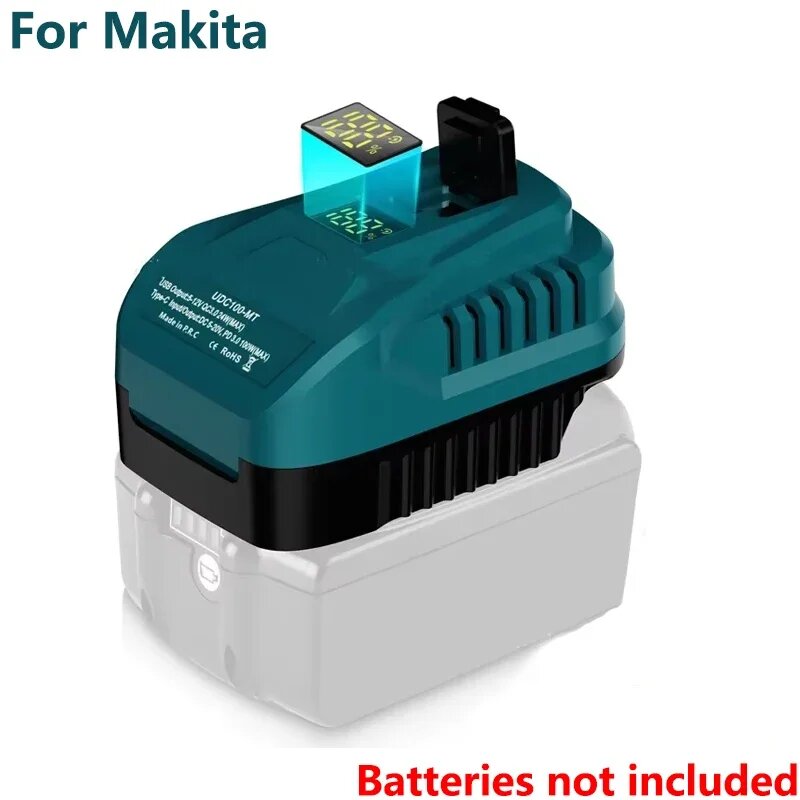 Зарядное устройство Makita 18V с LCD дисплеем