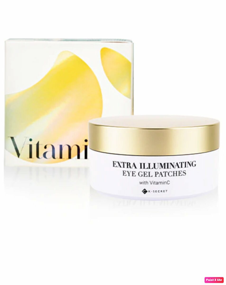 Осветляющие патчи с витамином С для век K-SECRET Extra Illuminating Eye Gel Patches