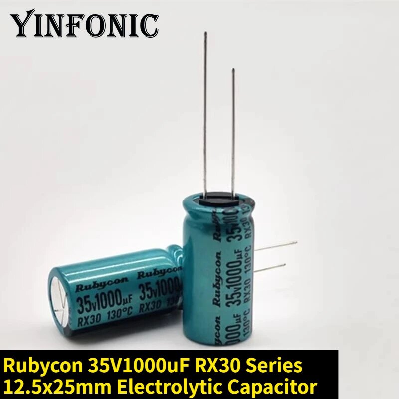 Rubycon RX30, 680uF, 35V, 12.5x20mm — фото 1