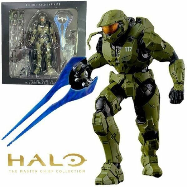 Подвижная фигурка Мастер Чиф / фигурка Хало / трансформер Master Chief18cm