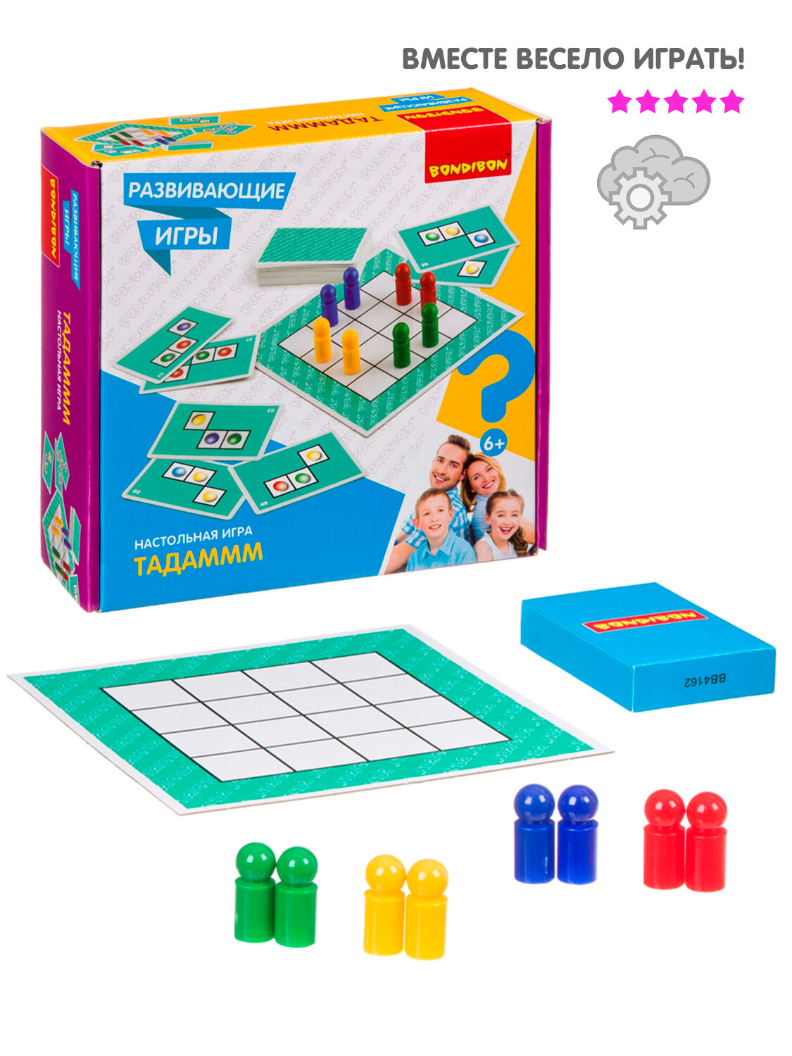 Развивающая игра Тадамм / Обучающие игры Bondibon