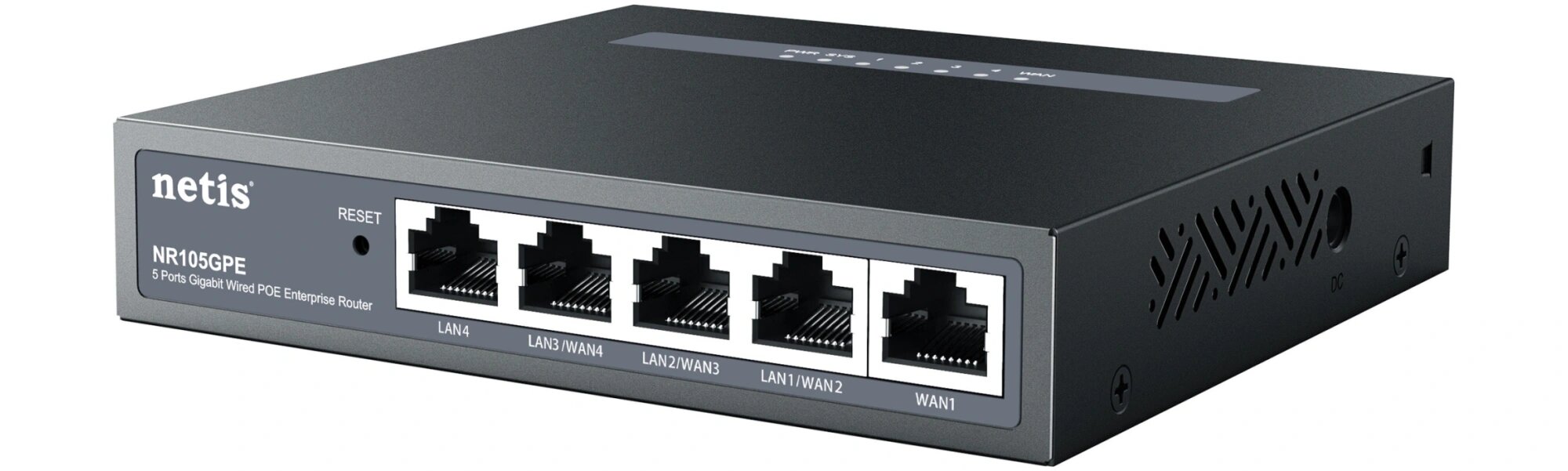 Маршрутизатор проводной Netis NR105GPE 10/100/1000BASE-T черный