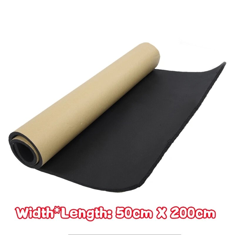 Самоотклеивающаяся акустическая пена черная 50x200 см, 50cm X 200cm, 3mm