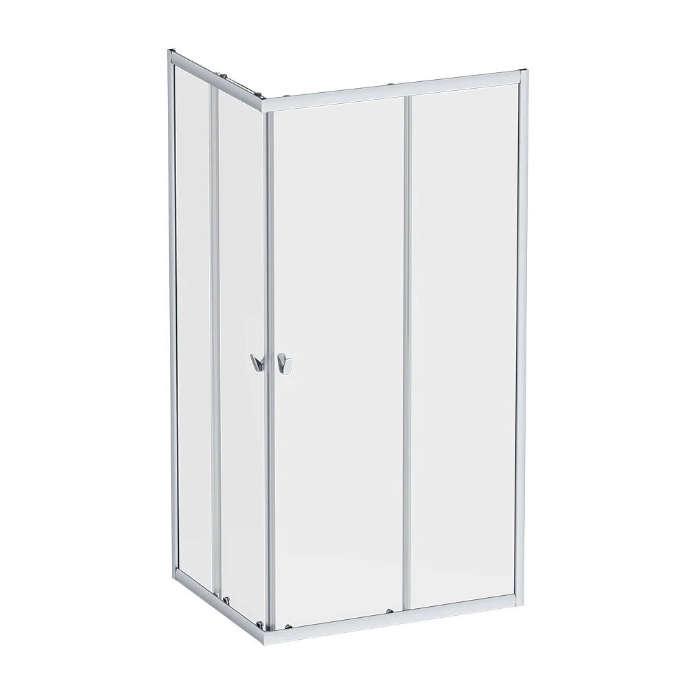 Душевой уголок AM.PM Sunny W87G-403-10080-MT без поддона, стеклянный, 98x78, прямоугольный, раздвижной, немецкий