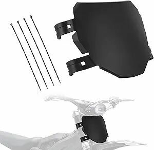 Щиток переднего номера мотоцикла (чёрный) для Sur Ron LBX, Talaria Sting MX3/MX4/R, MX5, E-Ride Pro SS 2.0/3.0, Rawrr Mantis, Ebox Dragster, ETM