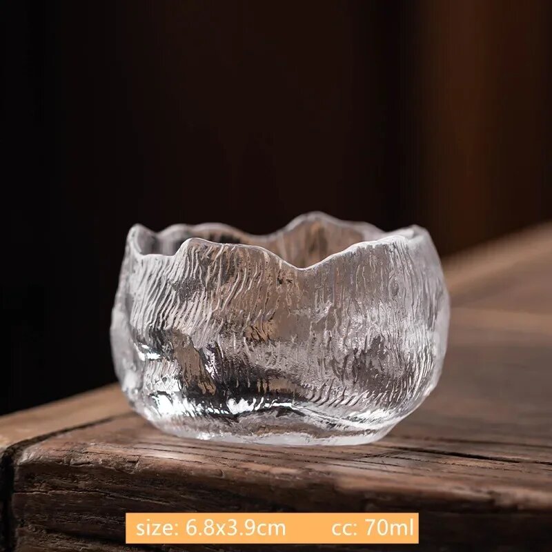 Японская стеклянная чашка JINGDE TEA SET A