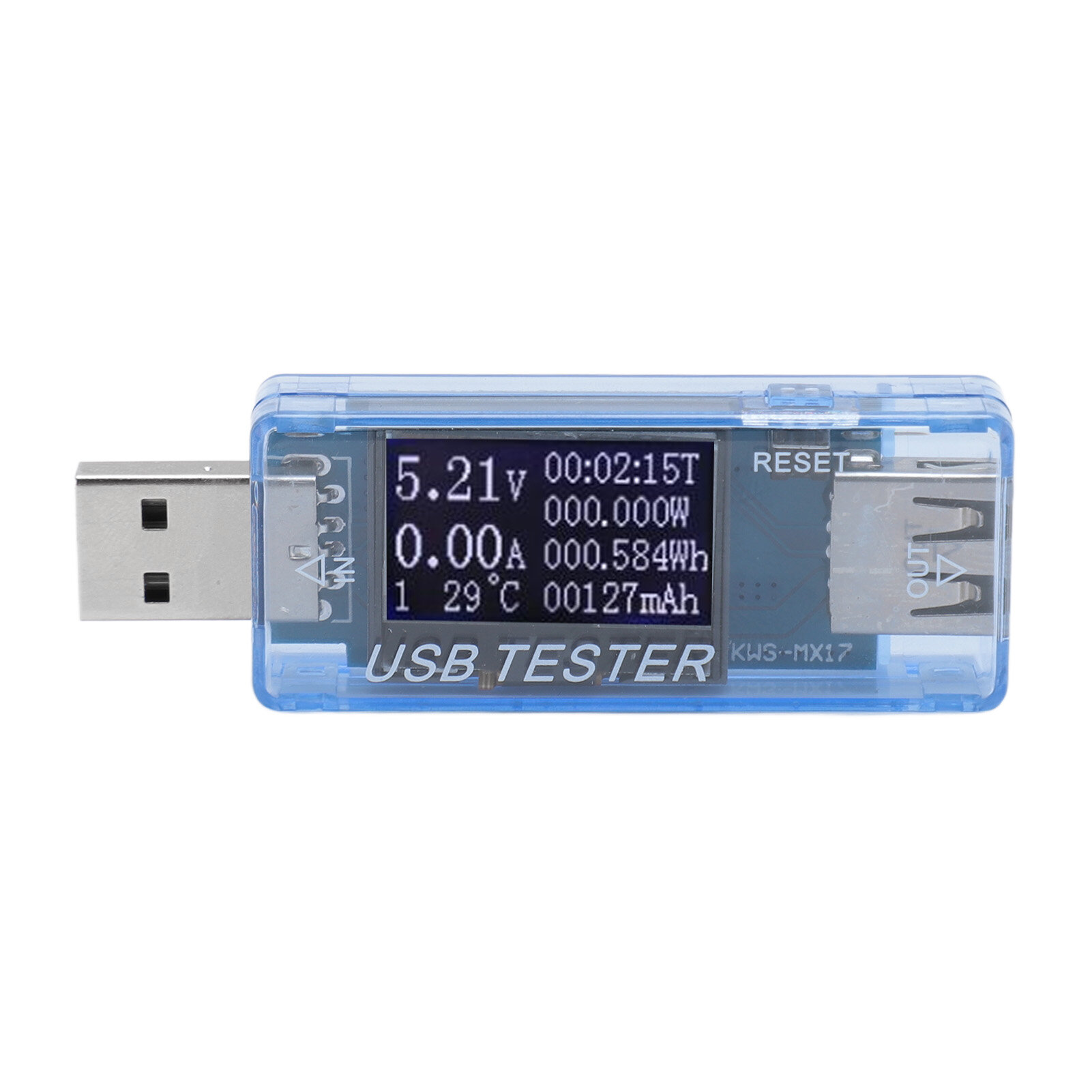 USB-тестер напряжения и тока, зарядное устройство, вольтметр, амперметр, цифровой дисплей 8 в 1, многофункциональный детектор зарядки USB типа C