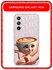 Чехол на Samsung Galaxy A54 / Самсунг A54 с принтом "Балерина капучино 2", прозр...