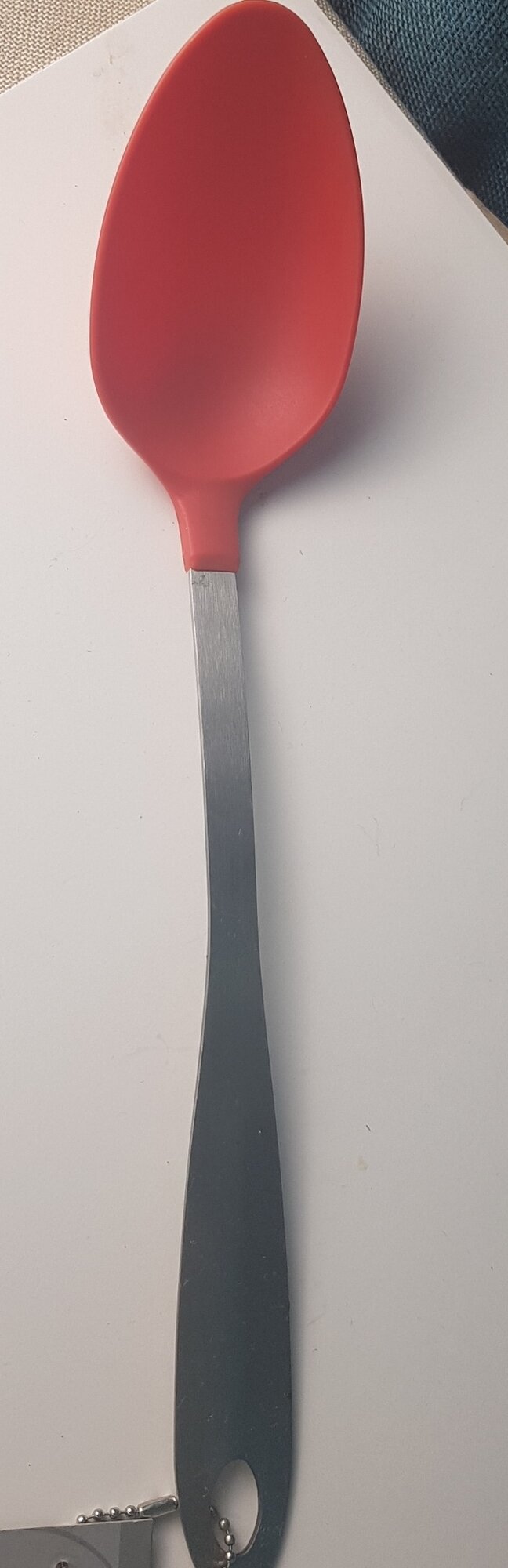 !09 Набор из 2-х Ложек + подарок (кулинарные инструменты 8 штук) - Ложка+Ложка с прорезями 38 см. цвет микс