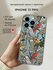 Чехол на Apple iPhone 13 Pro / Айфон 13 Про с принтом "Tropical pattern", прозра...