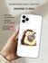 Чехол на Apple iPhone 11 Pro / Айфон 11 Про с принтом "Еж кофеман"