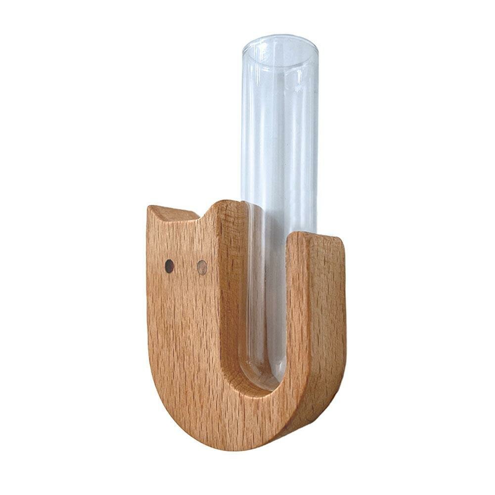 Прозрачная Стеклянная Ваза для Кошачьих Усов