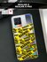 Чехол на Realme 8/8 Pro / Реалми 8/8 Про с принтом "Warning!", прозрачный