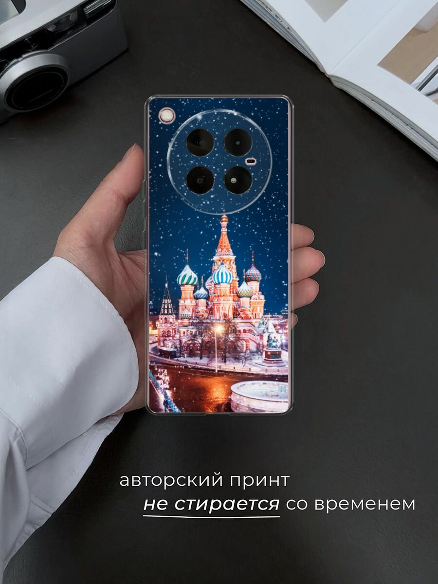 Чехол на Infinix Zero 40 4G / Инфиникс Зеро 40 4G с принтом "Москва 1" — фото 1