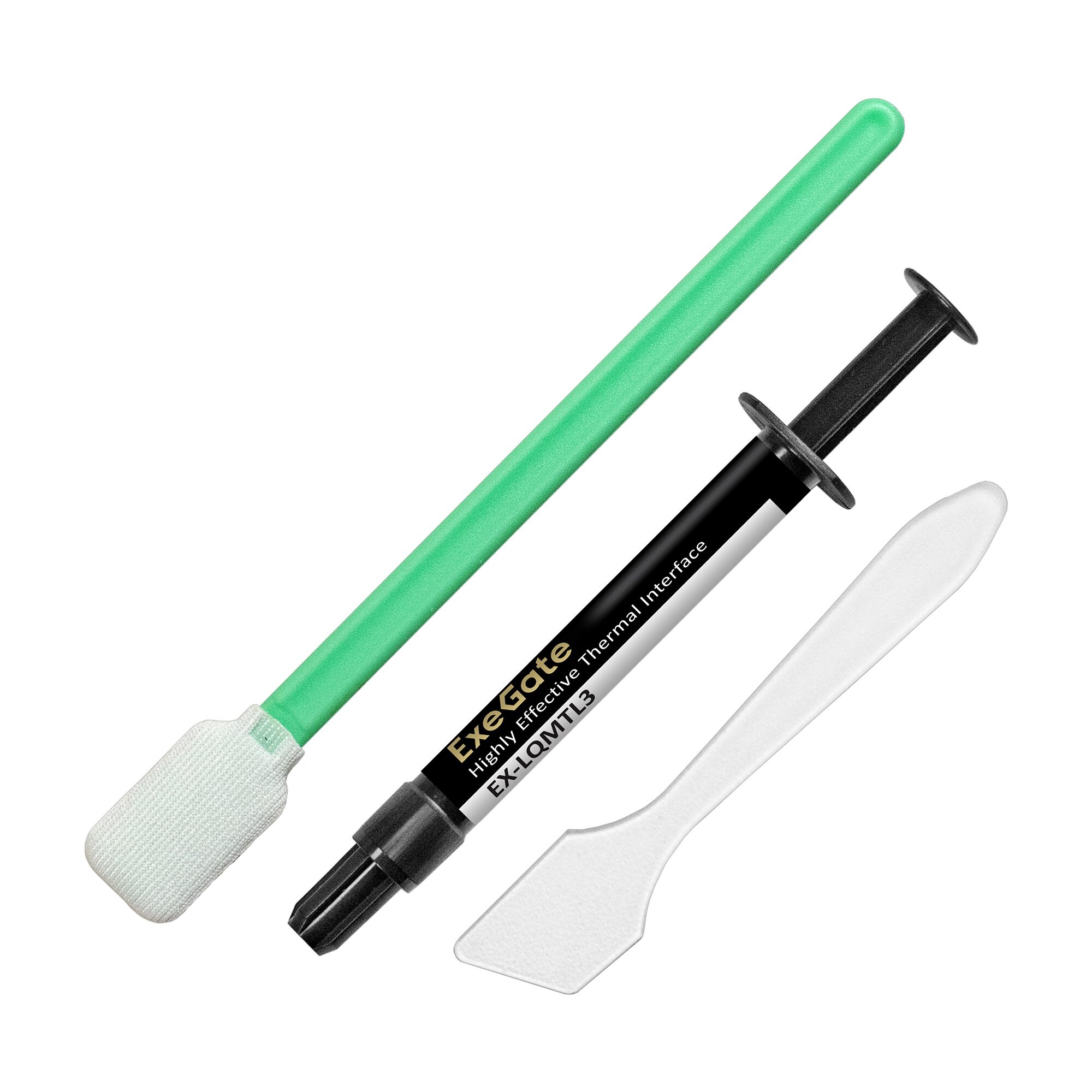 Жидкий металл ExeGate EX-LQMTL3 (79 Вт/(м•К), 3г, шприц с лопаткой) EX296095RUS