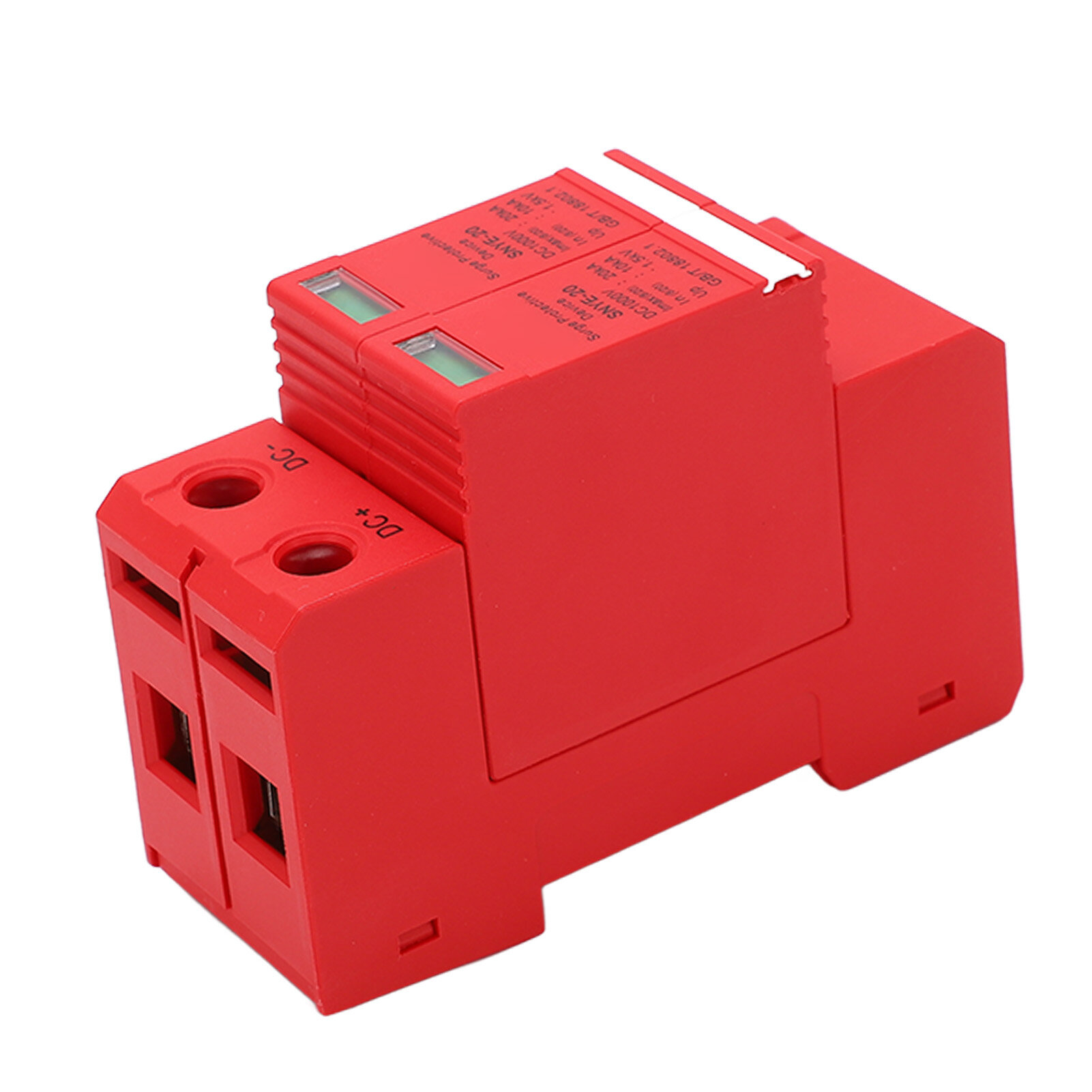 Устройство защиты от перенапряжения постоянного тока PV Огнестойкое антикоррозийное оранжевое защитное устройство от перенапряжения для распределительной коробки 1000 В 2P