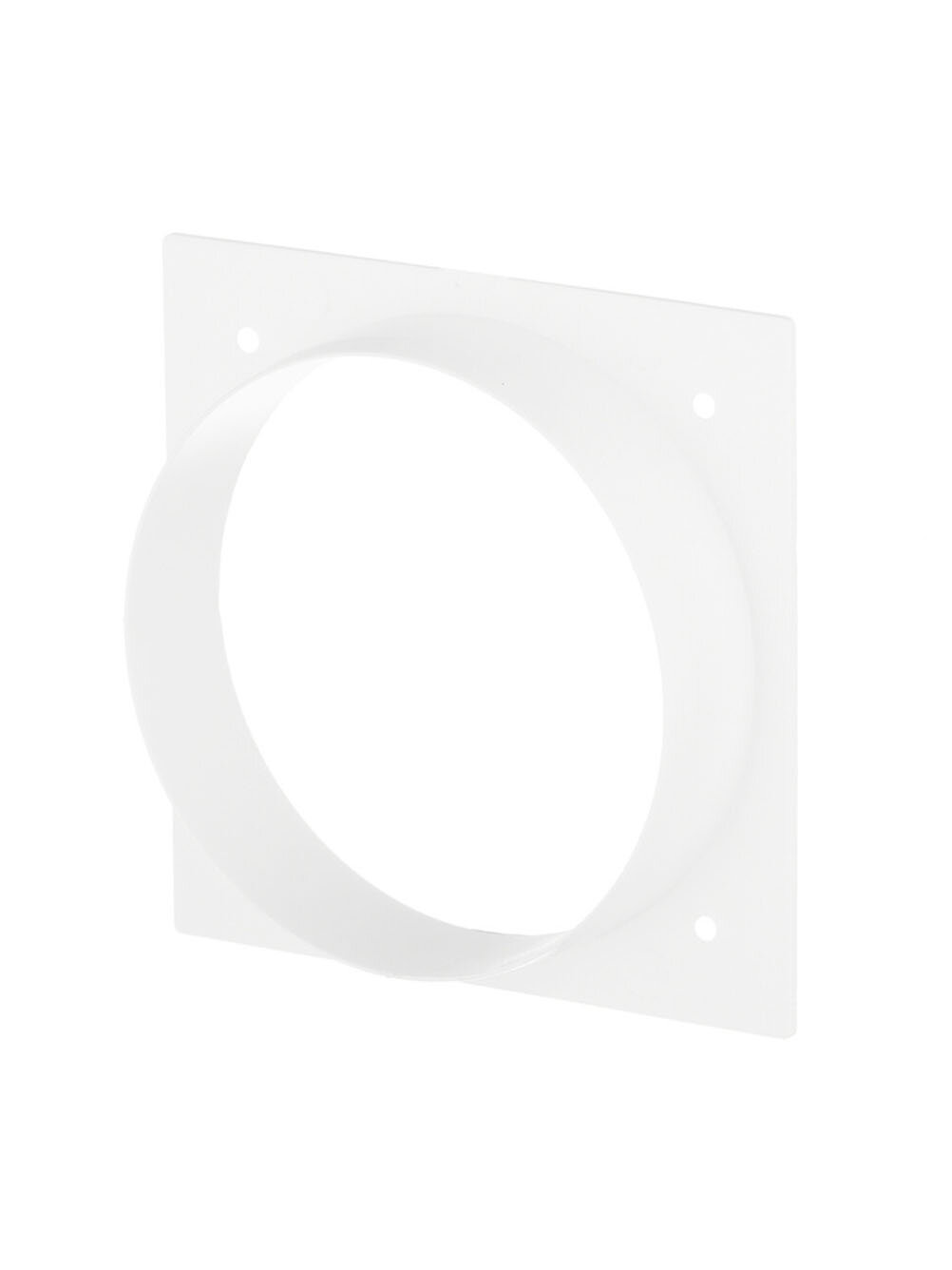 Накладка для круглых воздуховодов торцевая с фланцем d100 мм 113х113 мм