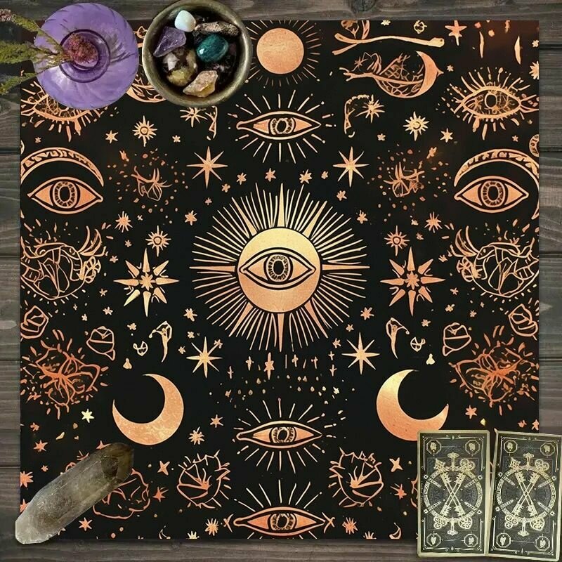 Гадальный инструмент/Скатерть для гаданий на картах Таро 90X90CM