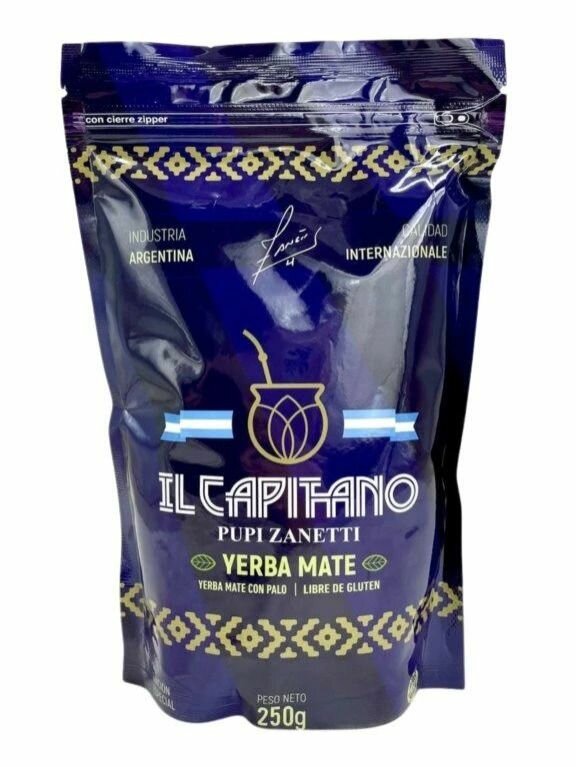 Йерба Мате (парагвайский чай) IL CAPITANO Pupi Zanetti EDICION ESPECIAL, 250 грамм