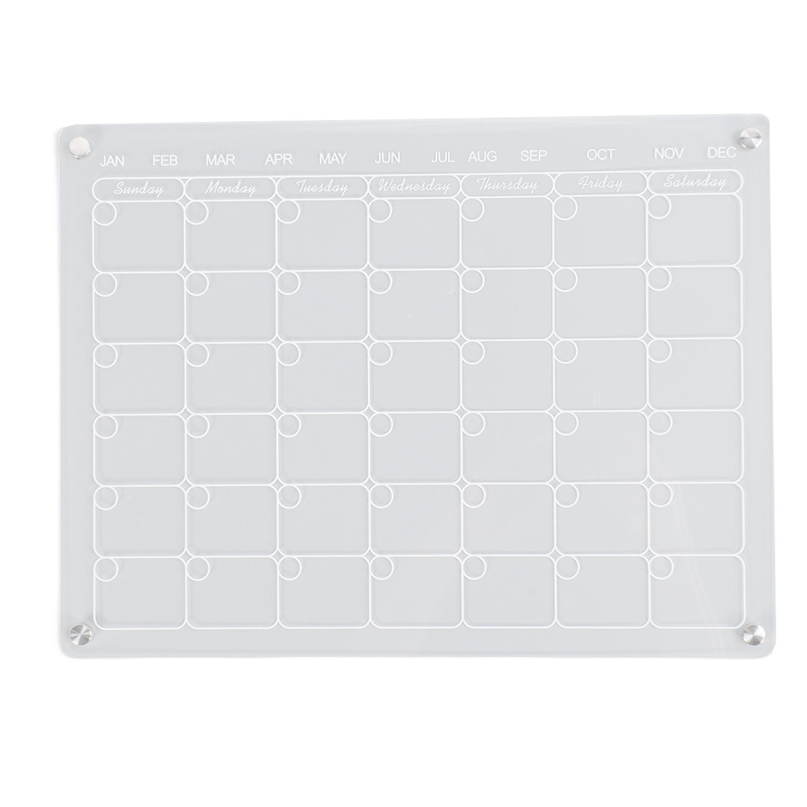 Магнитный календарь календарь многоразового ежедневного планировщика Акриловый магнитный календарь для холодильника